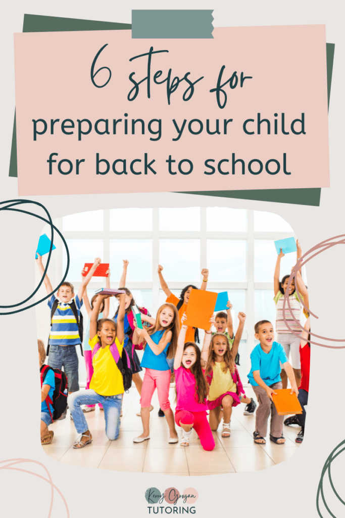 Back to school preparation: How to make going back to school calm and ...