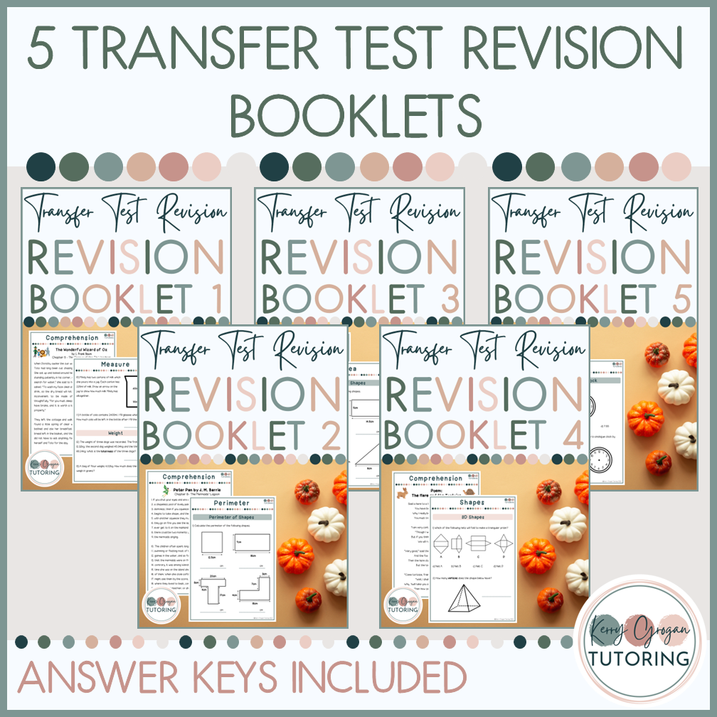 Transfer Test Northern Ireland : Halloween Revision BUNDLE - Kerry ...