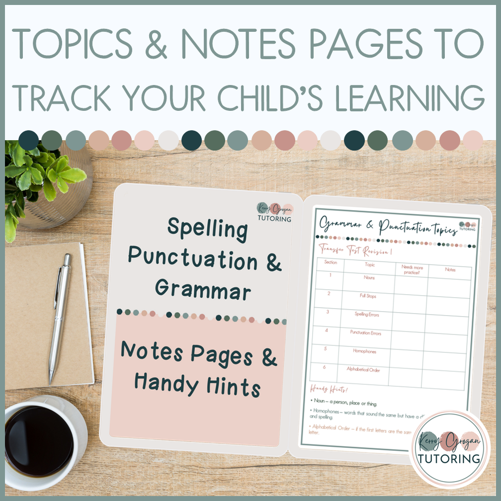 SEAG Grammar, Spelling & Punctuation Revision - Kerry Grogan Tutoring
